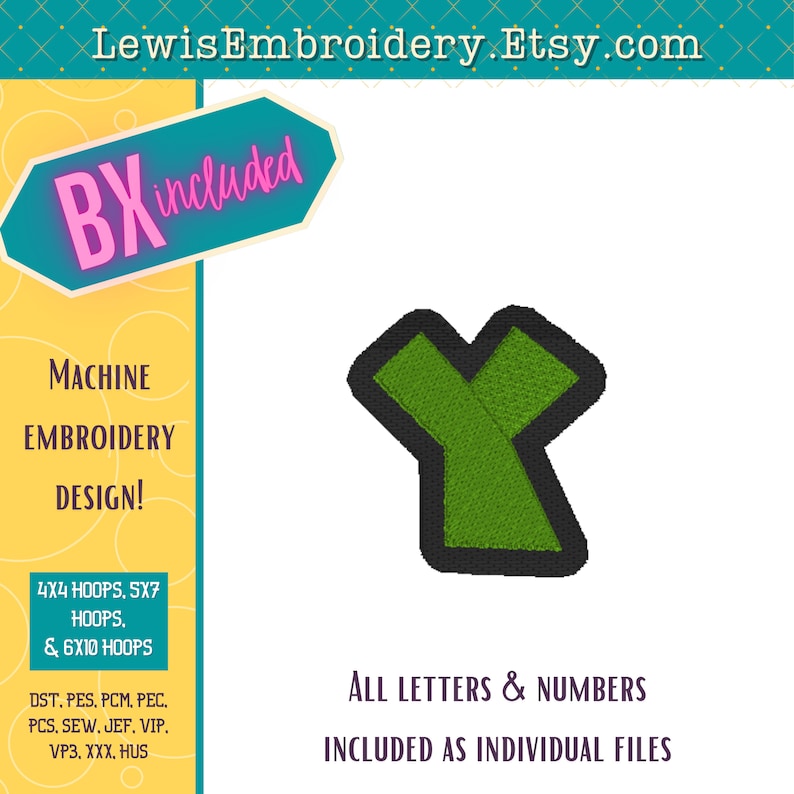 Mario Embroidery Font - Super Embroidery Font - Knockdown Embroidery ...