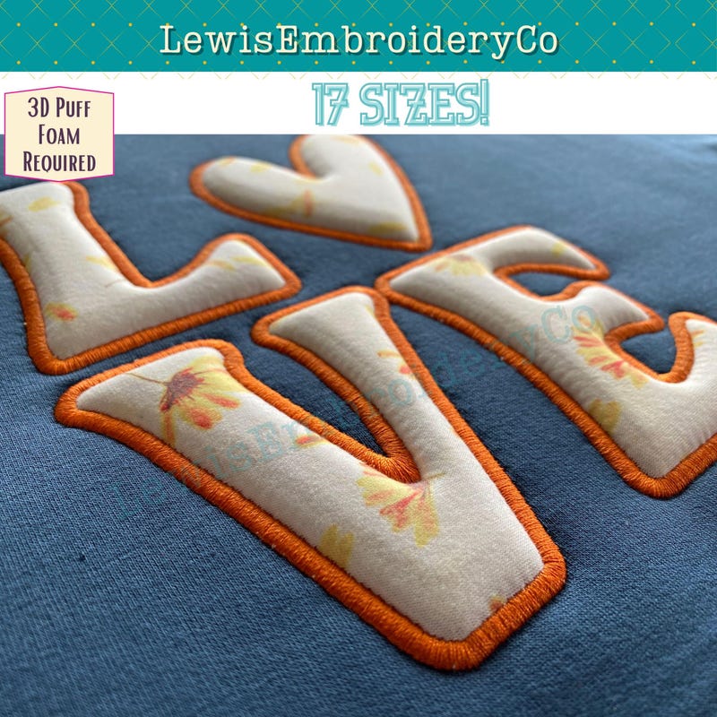 3d Applique - Etsy