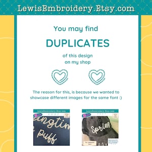 3D Puff Embroidery Font - Puffy Foam Font - Puff Foam Embroidery ...