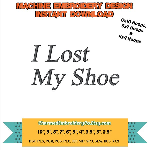 I Lost My Shoe - Etsy