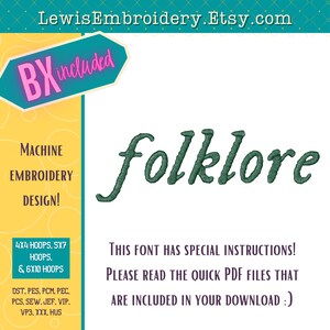 Folklore Embroidery Font - Fantasy Embroidery Font - BX Font - D&D Font ...