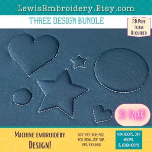 Embossed 3D Puff Embroidery Shapes - Embossed Sweatshirt - 3D Puff ...