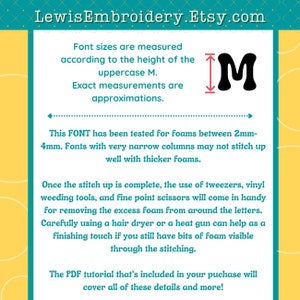 3D Puff Embroidery Font - Times Embroidery Font - Puffy Foam Font ...