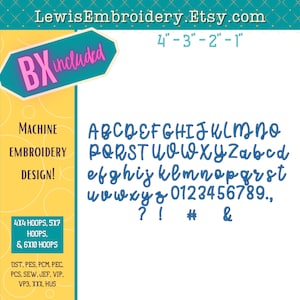 3D Puff Embroidery Font - Puffy Foam Font - Puff Foam Embroidery ...