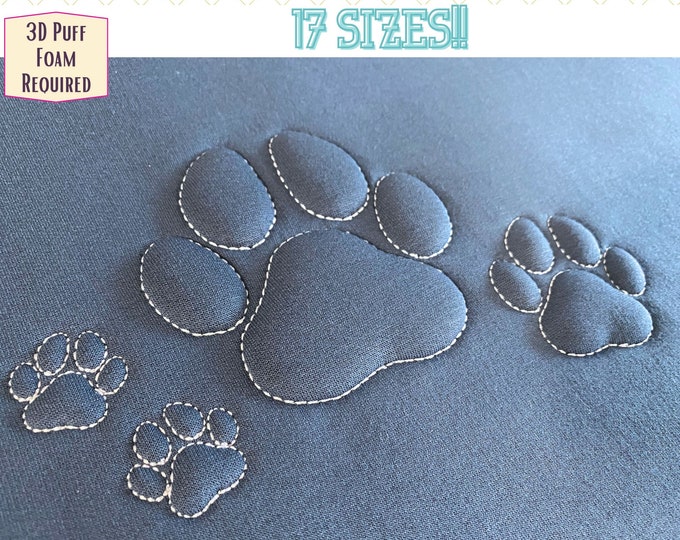 3D Puff Star Embroidery Design - Star Puffy Embroidery Design - Mini ...
