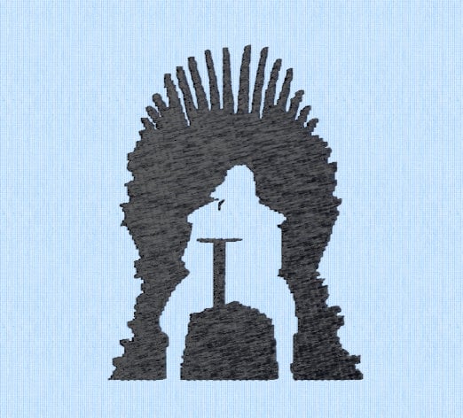 Iron Throne Silhouette