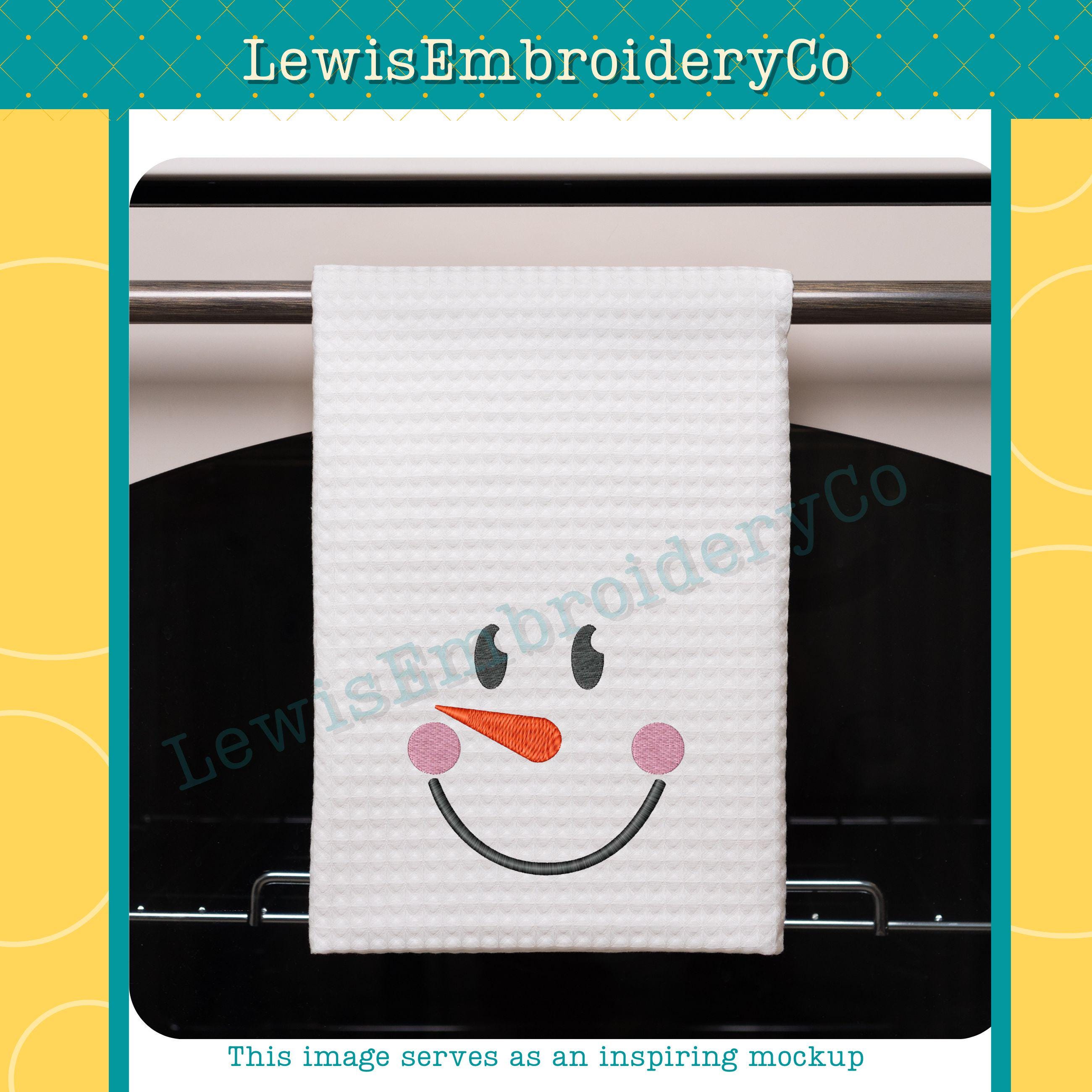 Snowman Face Embroidery Design Collection - Frosty Embroidery - Machine ...