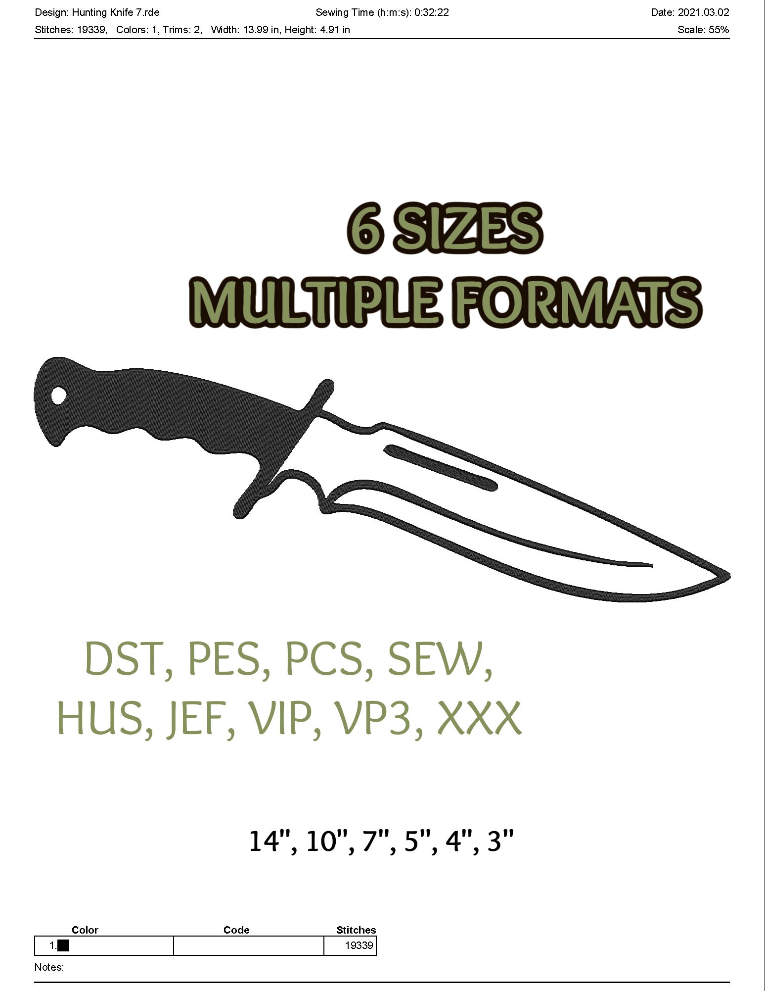 Hunting Knife Blade Designs