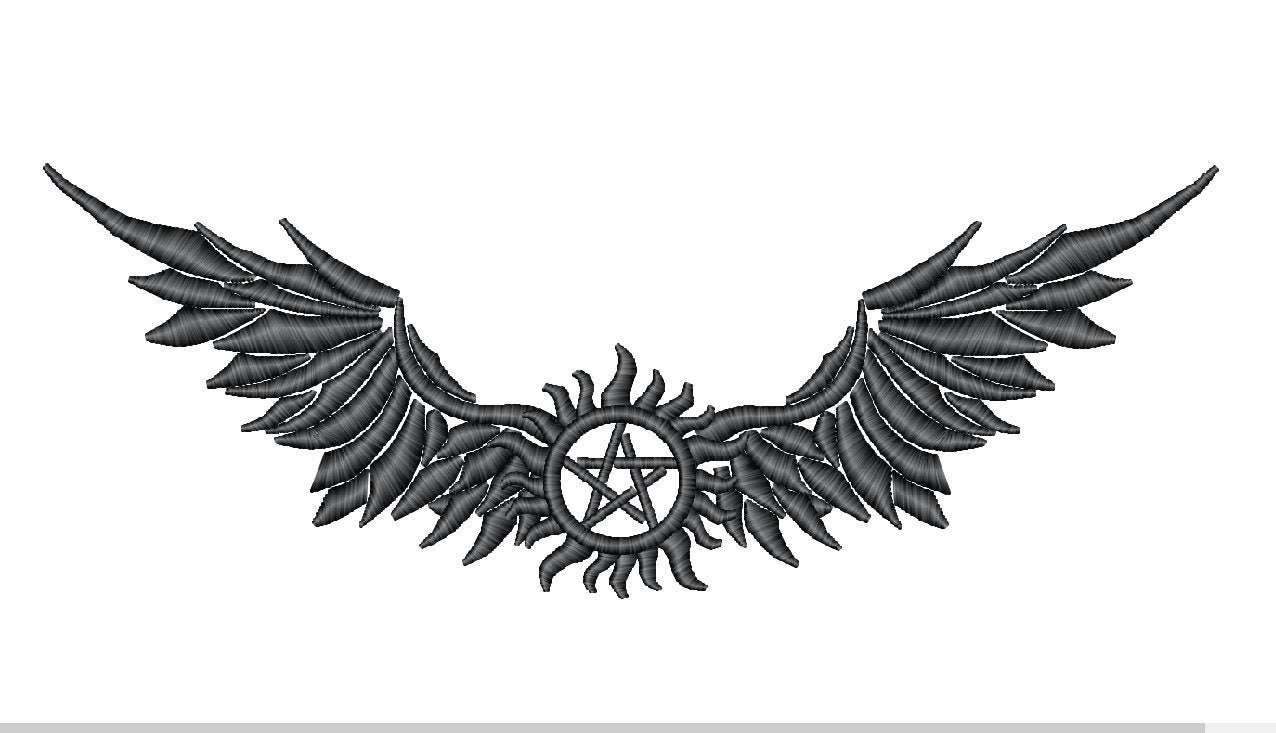 Supernatural Symbol With Wings