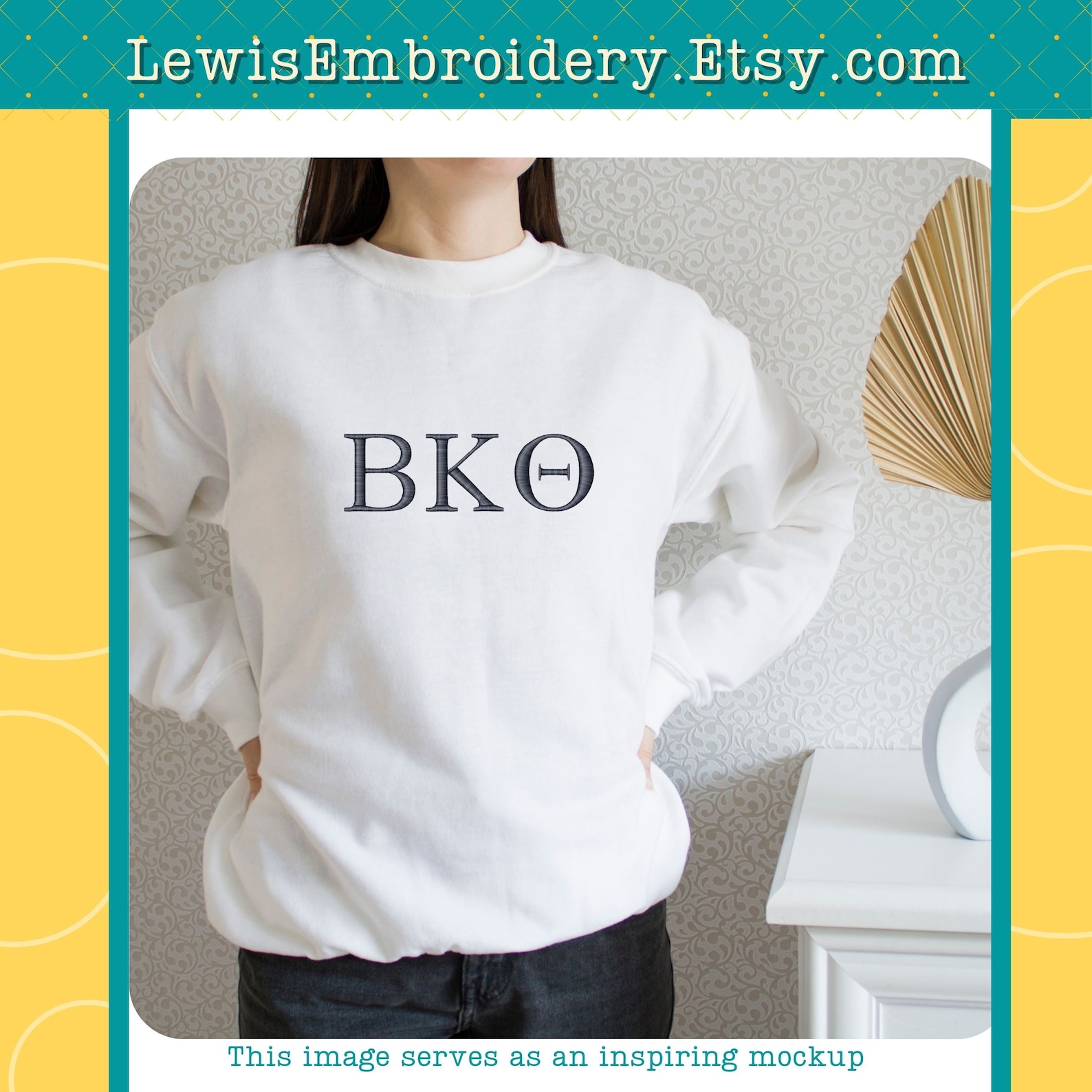 Greek Alphabet Embroidery Font - Sorority Embroidery - Fraternity ...