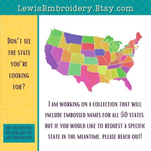 Arizona Embossed 3D Puff Design - Script Embroidery Font - Puff Foam ...