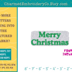 Knock Down Stitch Embroidery Design Stocking Embroidery | Etsy