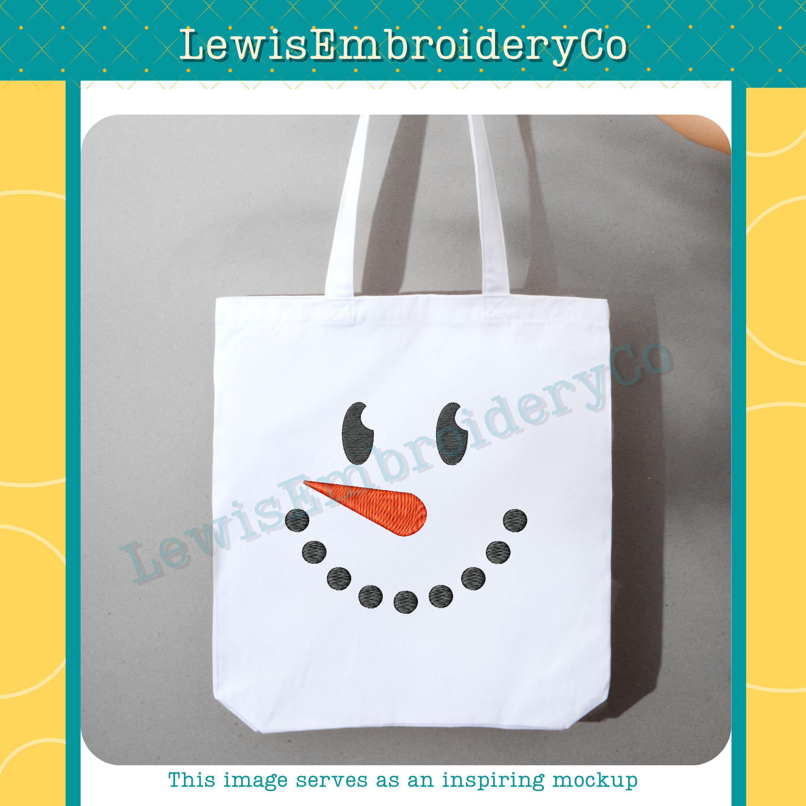 Snowman Face Embroidery Design Collection - Frosty Embroidery - Machine ...