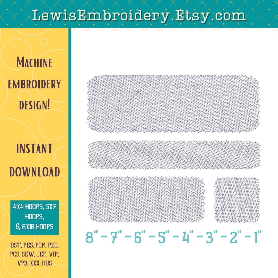 Nap Loft Down Stitch, Machine Embroidery Design - (instant Download) - Etsy