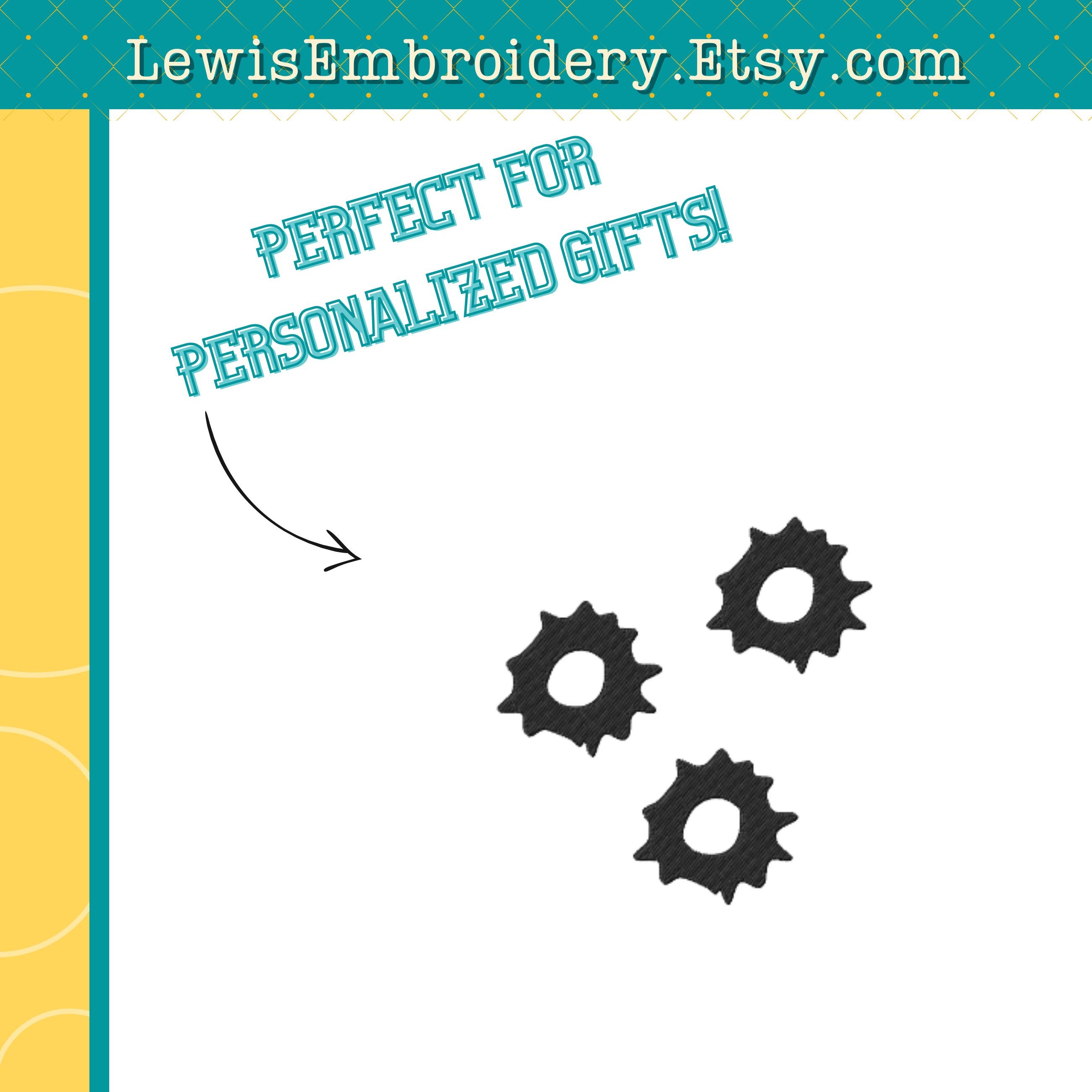 Bullet Holes, Machine Embroidery Design – (digital Download) - Etsy