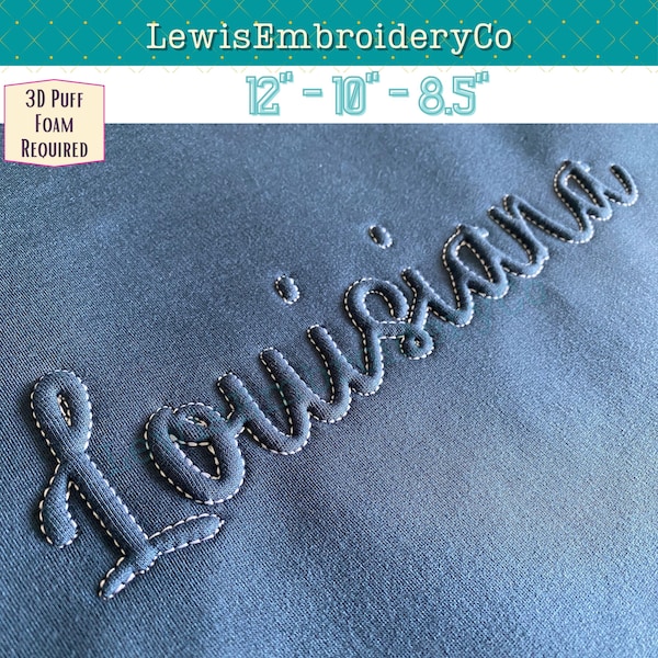 Louisiana Embroidery - Etsy