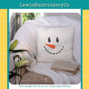 Snowman Face Embroidery Design Collection - Frosty Embroidery - Machine ...