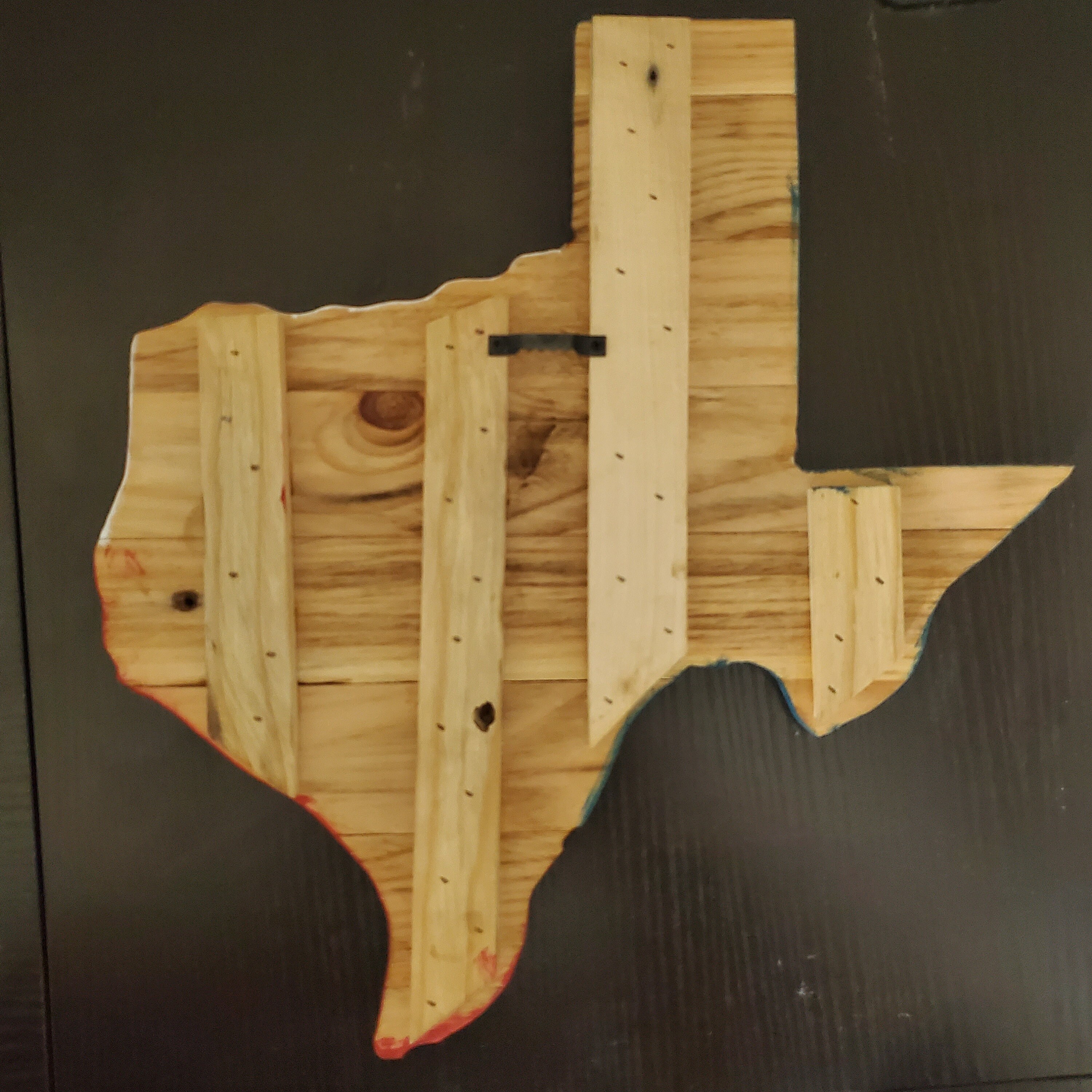 Rustic Texas Flag Wooden Wall Art | Handcrafted Texas Lone Star State ...