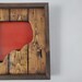 Handcrafted North Carolina State Wall Art With Red and Black Design ...