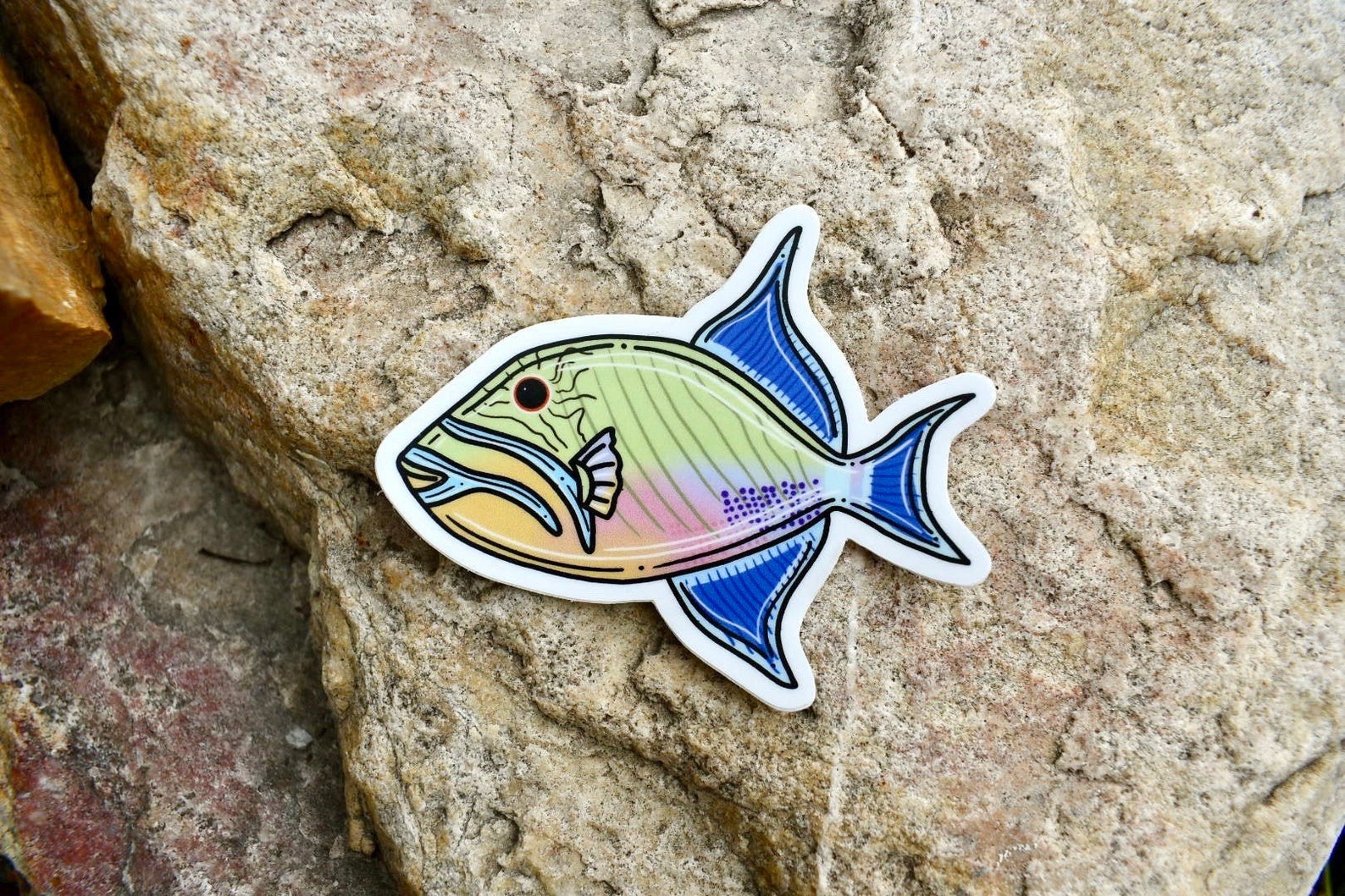 Hawaiian Triggerfish Sticker - Etsy