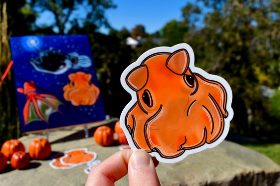 Dumbo Octopus 3x3 Deep Sea Sticker Ocean Art Marine - Etsy