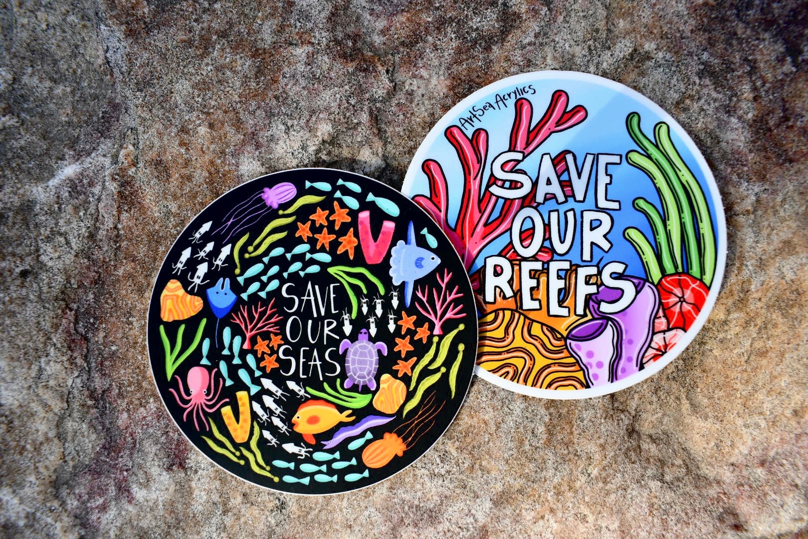 Save Our Seas Sticker Ocean and Coral Conservation Sticker - Etsy