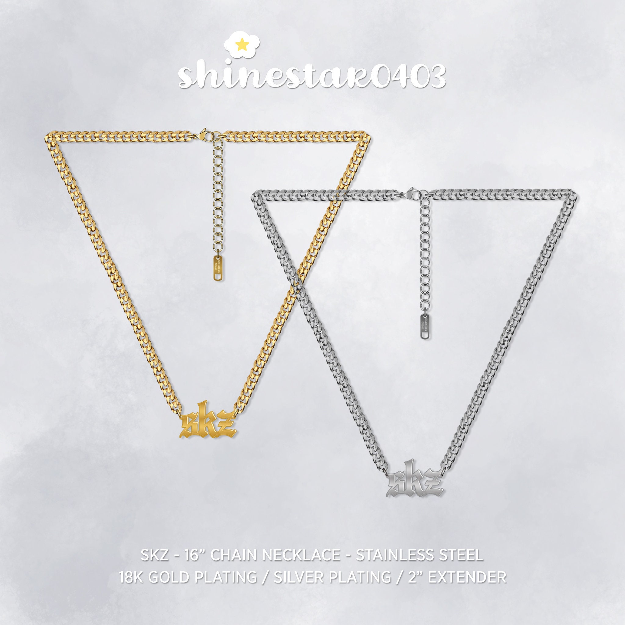 Stray Kids SKZ Chain Necklace - Etsy