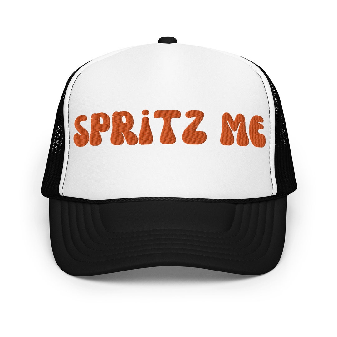 Spritz Me 3D Puff Embroidered Foam Trucker Hat for Summer Cute Day ...