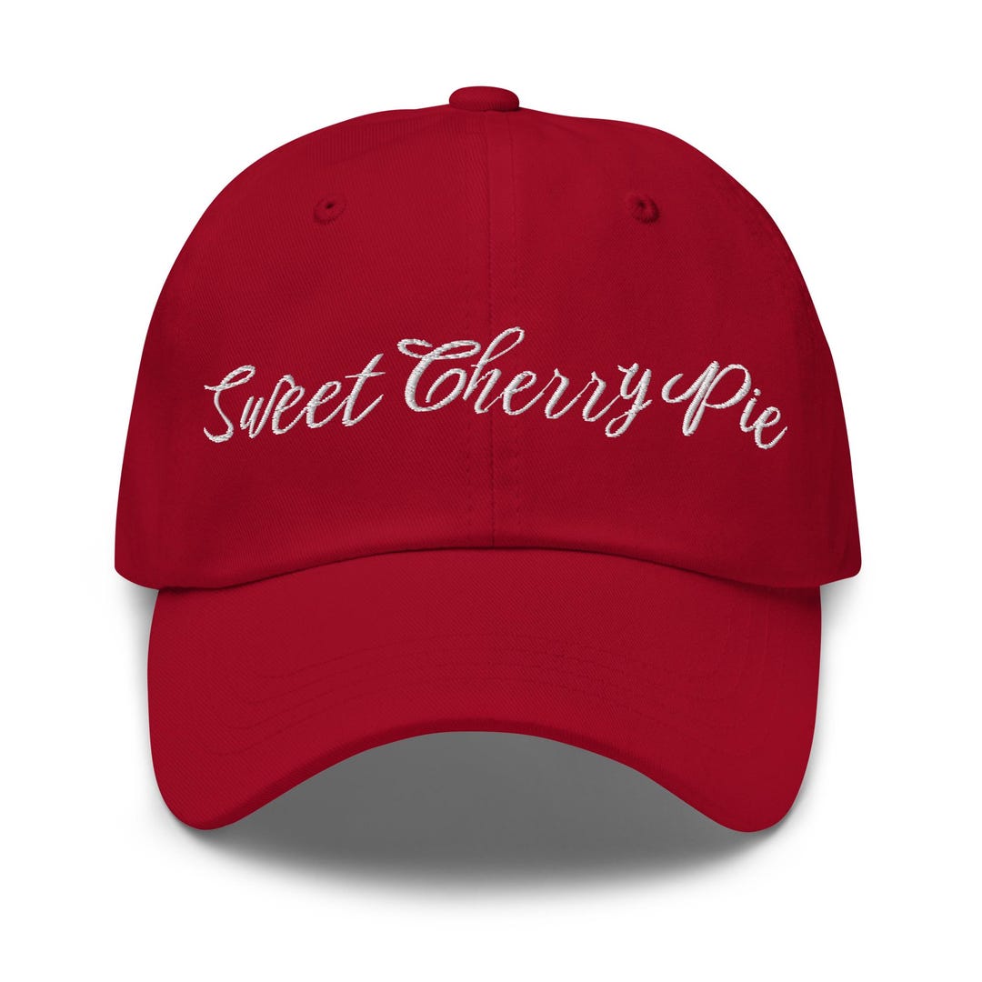 Sweet Cherry Pie Hat - American Classic Red Baseball Cap - Etsy