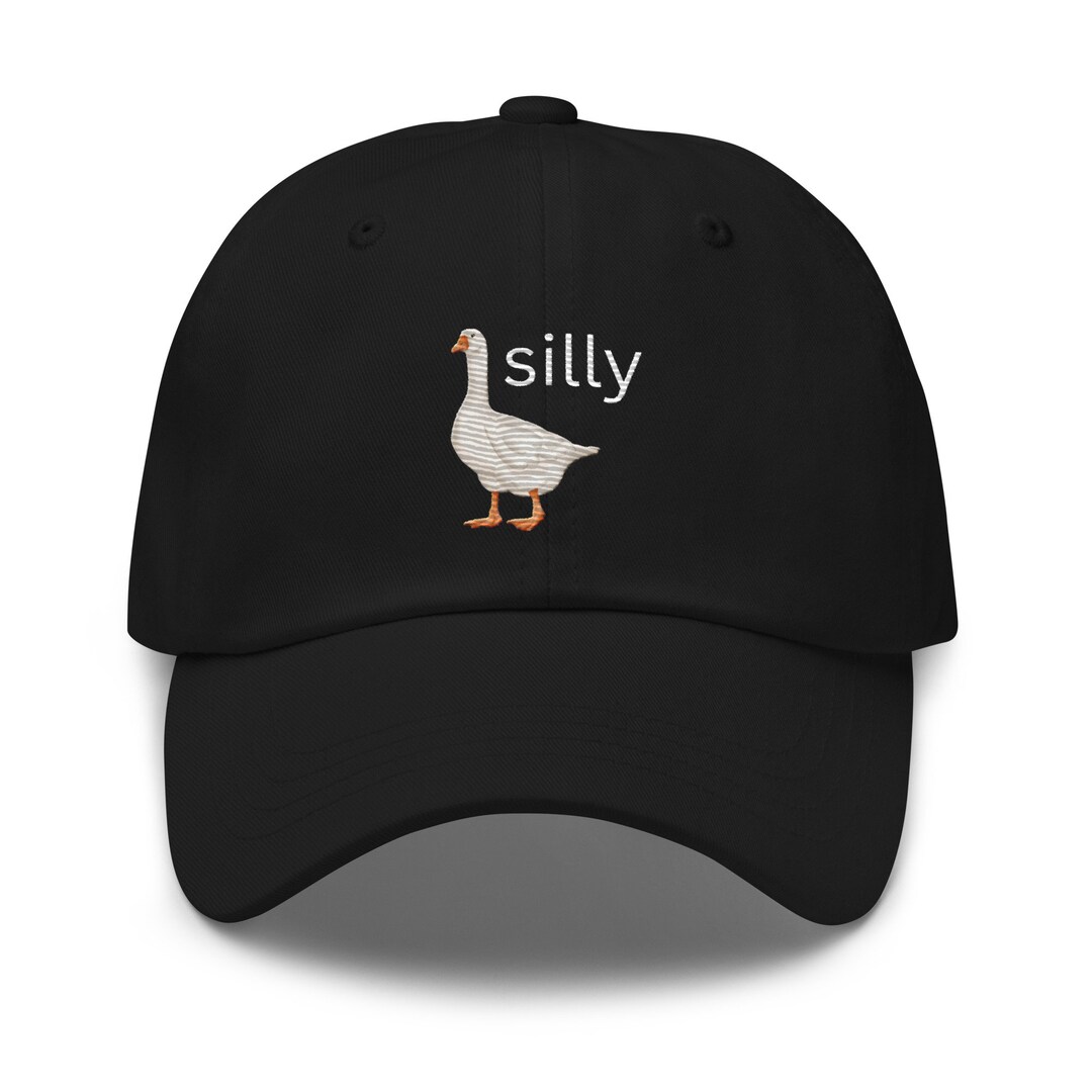 Silly Goose Black Hat Funny Meme Hat for Jokester Gift for Class Clown ...