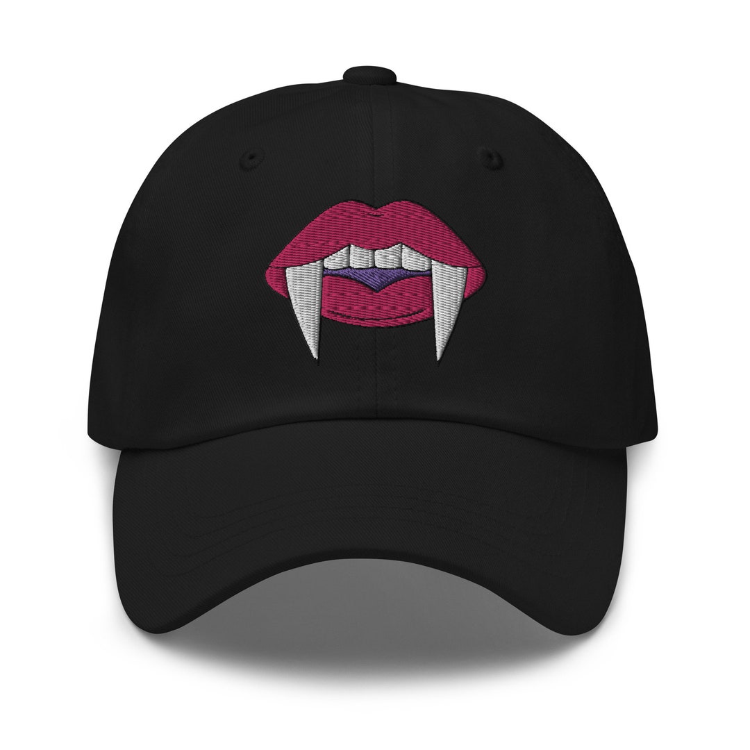 Pink Vampire Lips Hat Fun Cute Halloween Hat for Spooky Season Trick or ...