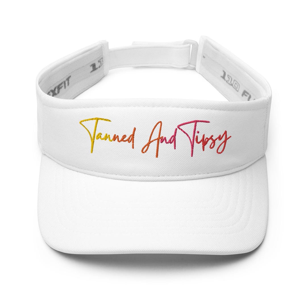Tanned and Tipsy Visor Fun Summer Fashion Accessory - Etsy