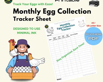 Egg Tracker - Etsy