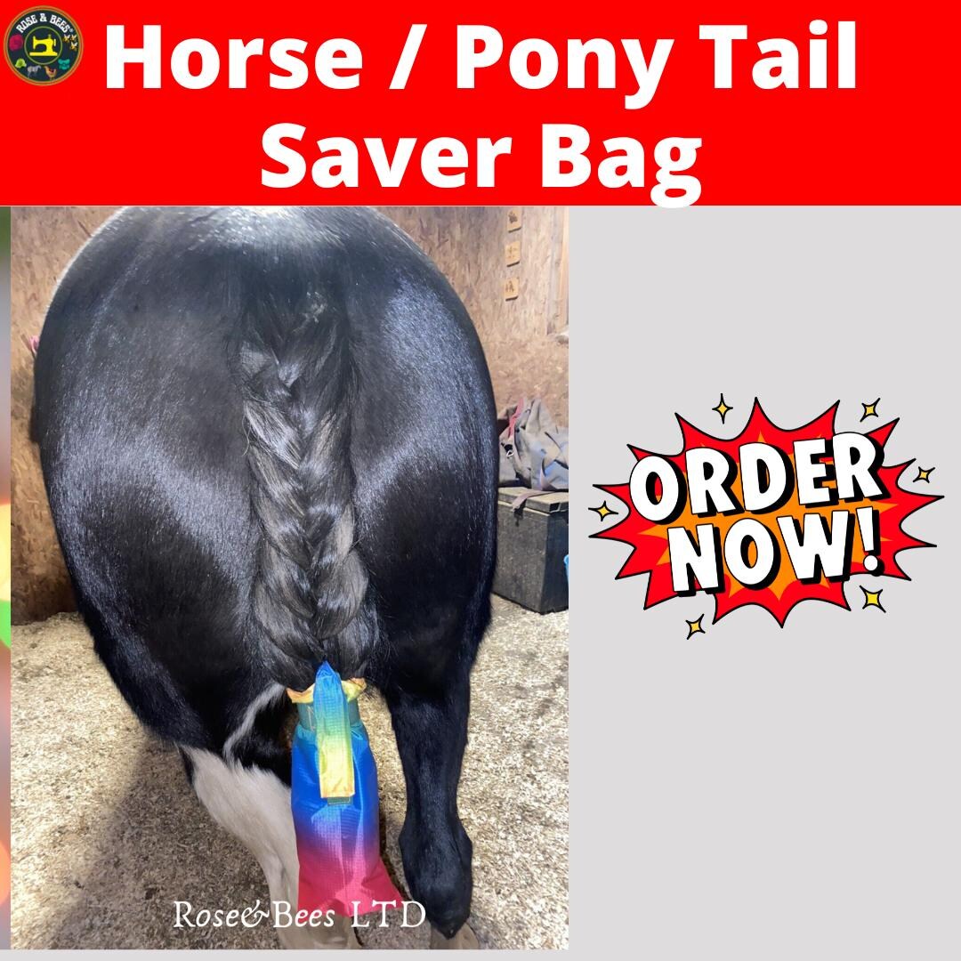 Equine Tail Bag Horse and Pony Tail Bag Equestrian Tack Waterproof ...