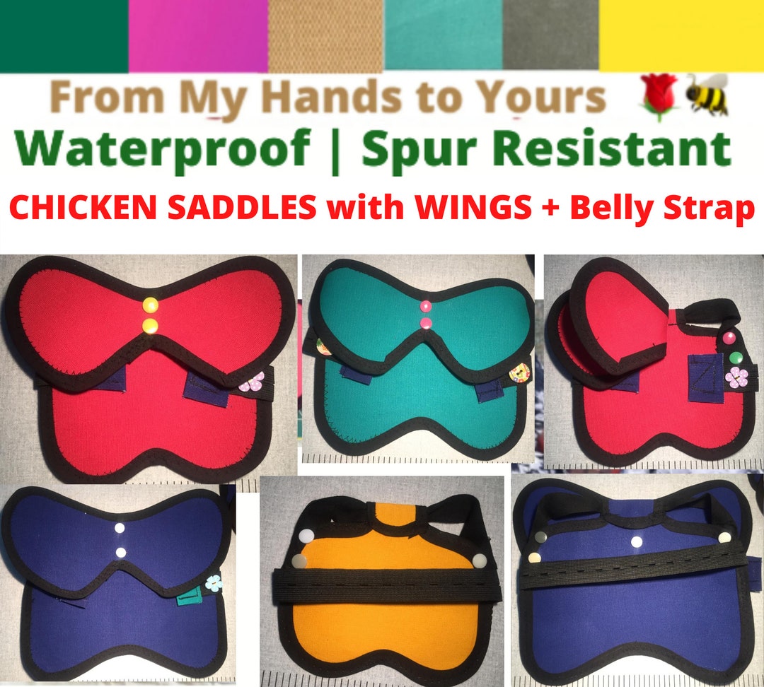 Chicken Saddle Wings Belly Strap Apron Hen Protector Adjustable ...