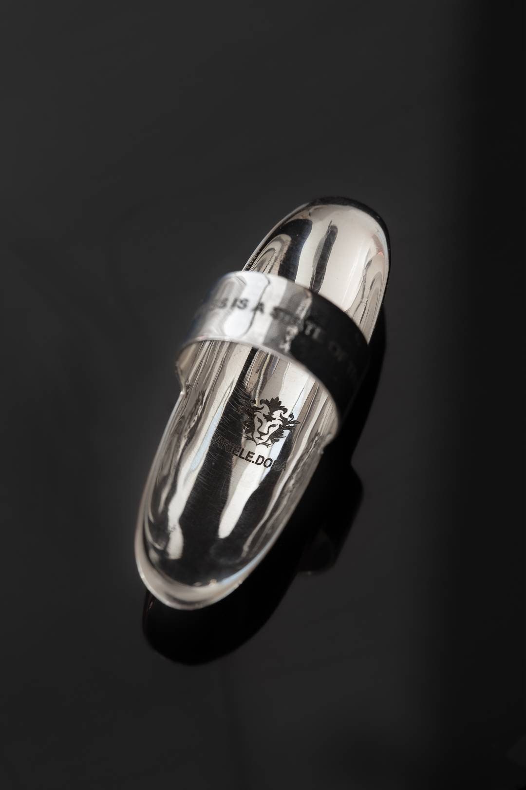 NOAH Ring Sterling Silver Ring 925 Solid Long Statement Full - Etsy