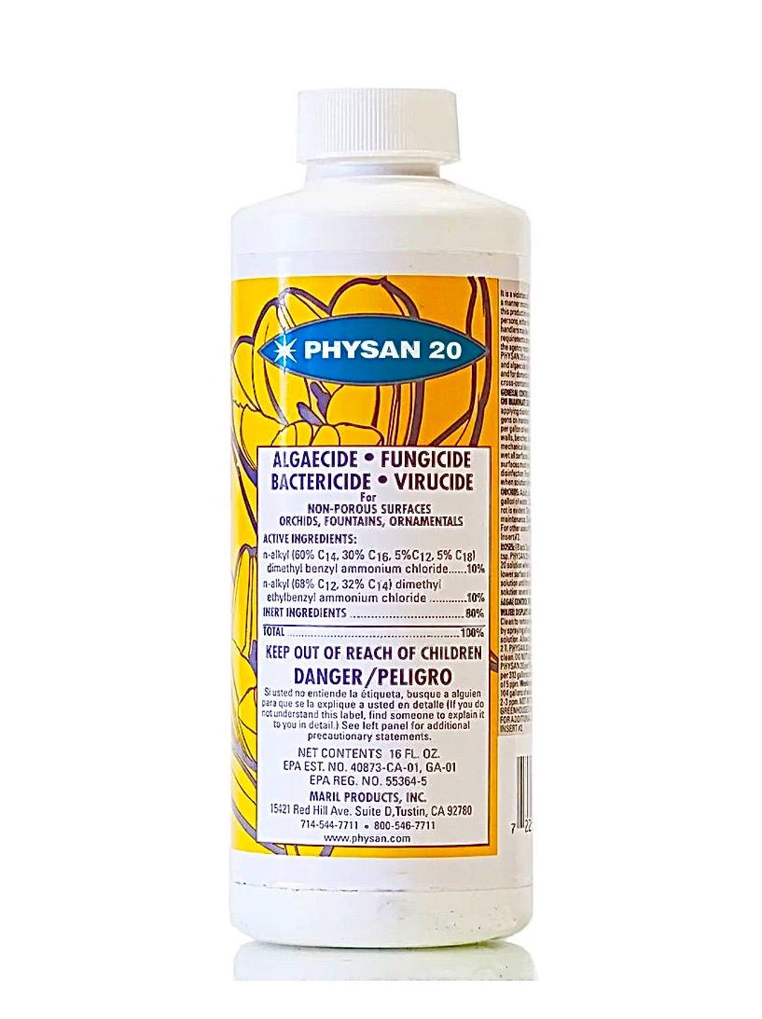 PHYSAN 20 is a Broad Range Disinfectant, Fungicide, Virucide, and ...