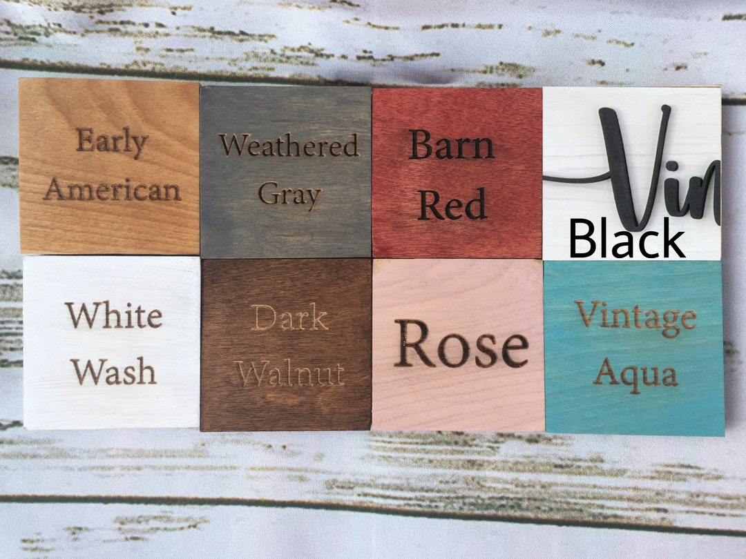 Stained Lettering Add on Option - Etsy