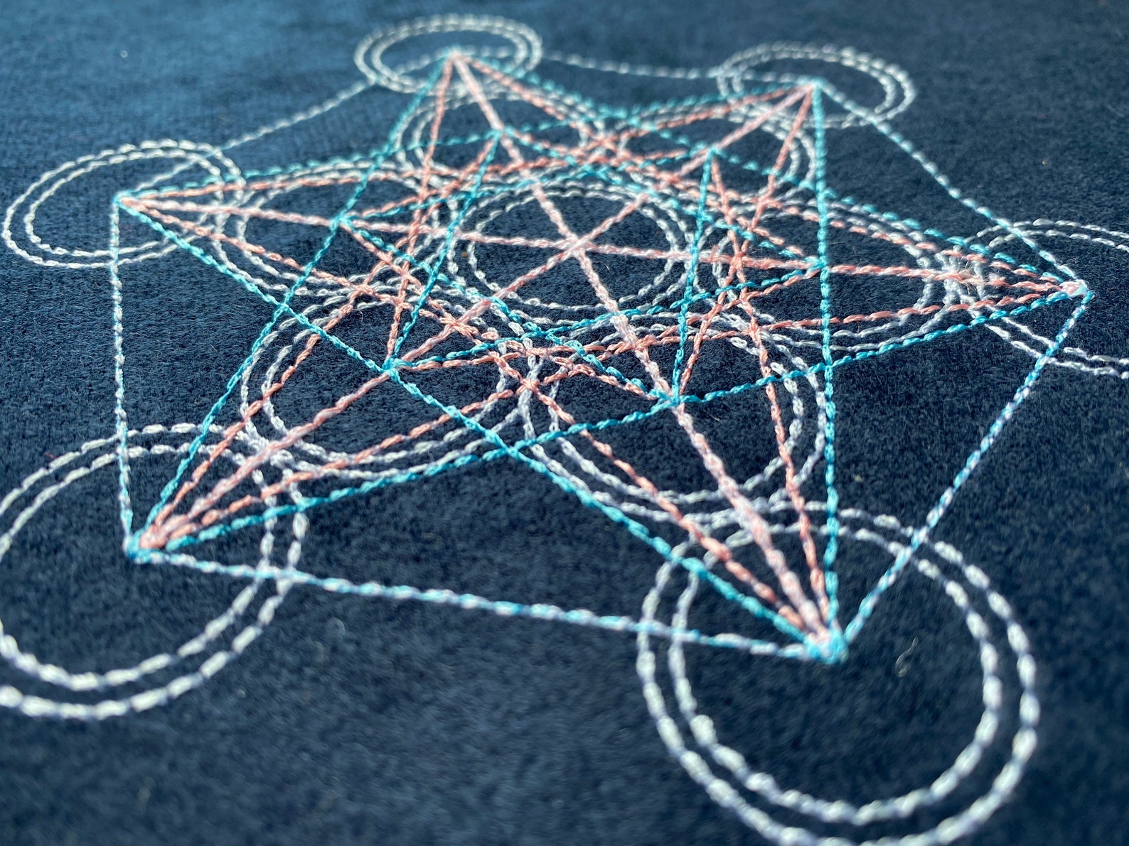 Metatron's Cube Machine Embroidery Design Pattern - Digital File ...