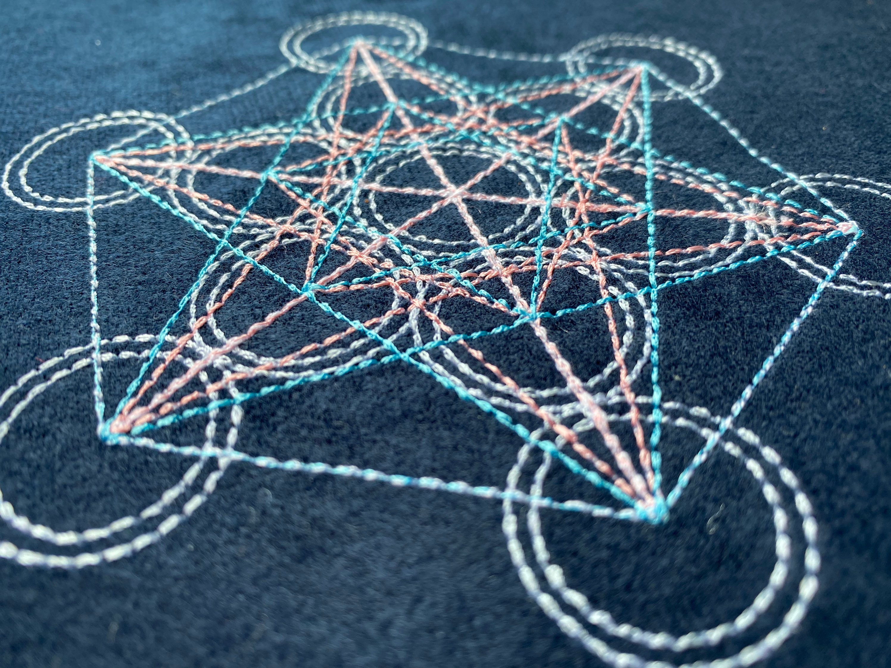 Metatron's Cube Machine Embroidery Design Pattern - Digital File ...