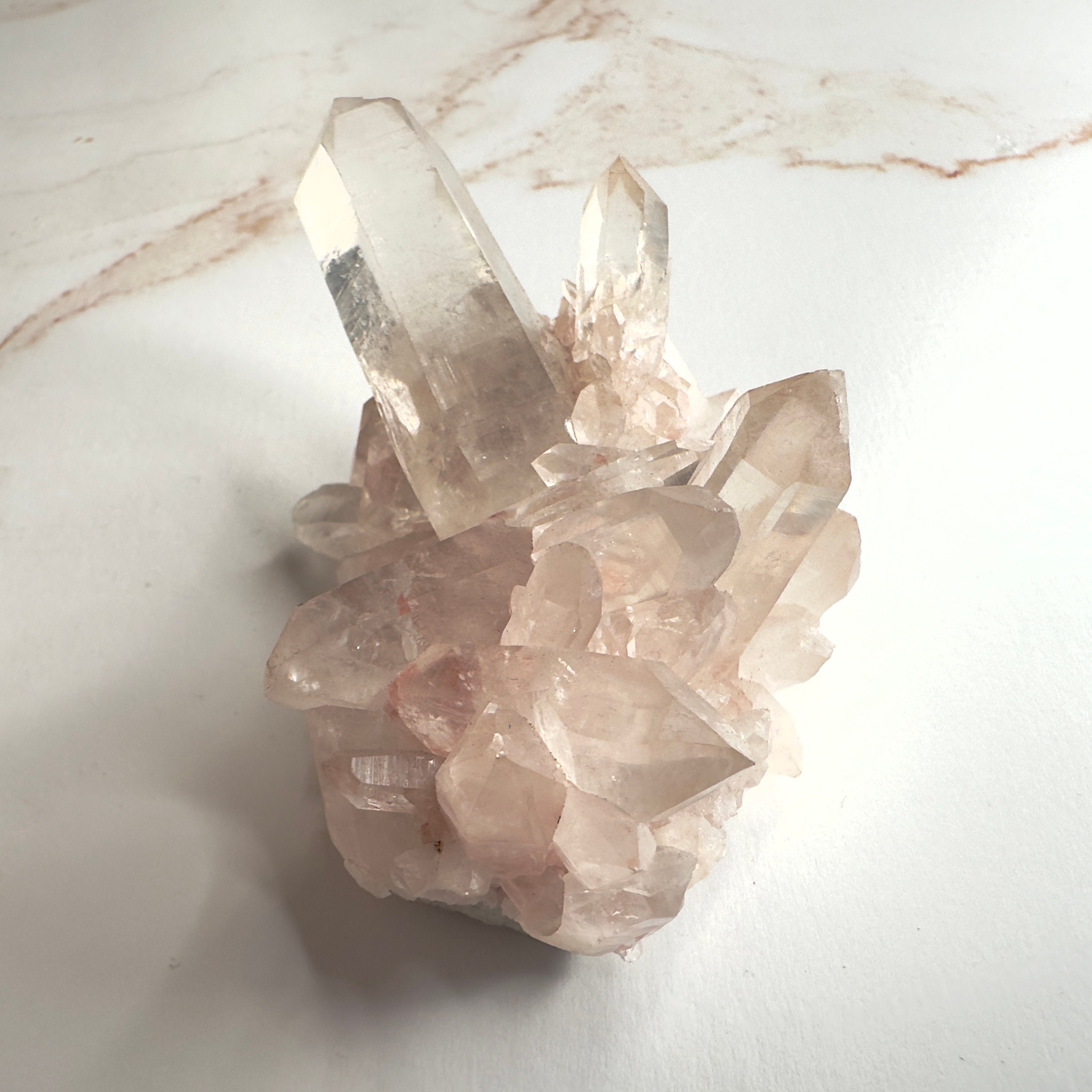 Pretty Pink Himalayan Samadhi Quartz High-quality Genuine Specimen ...