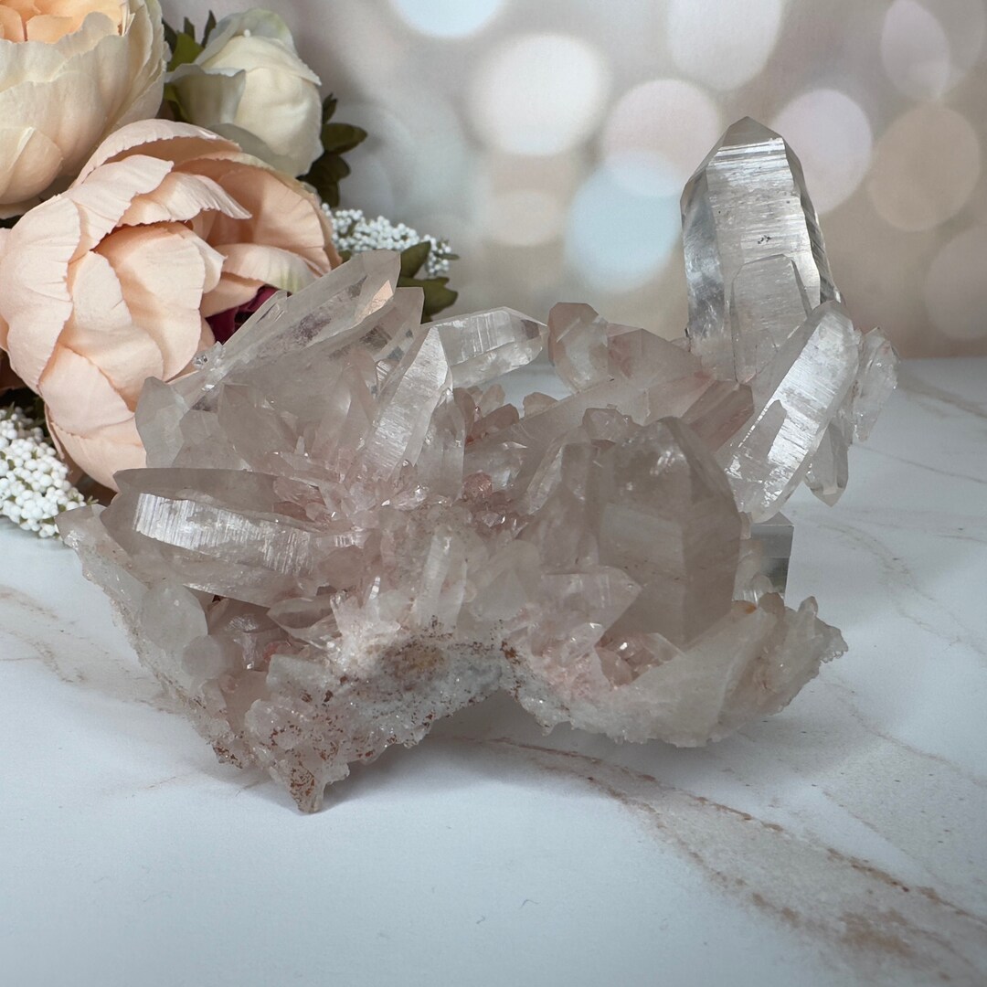 Amazing Pink Himalayan Samadhi Quartz High-quality Genuine Specimen ...