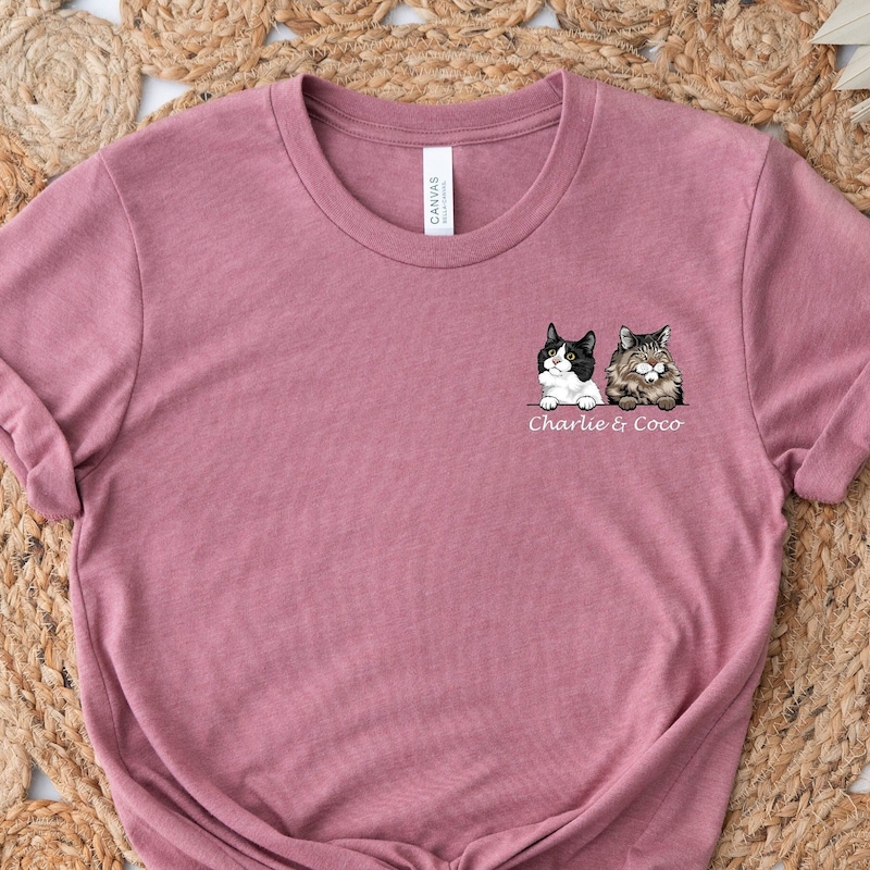 Cat Tshirt - Etsy