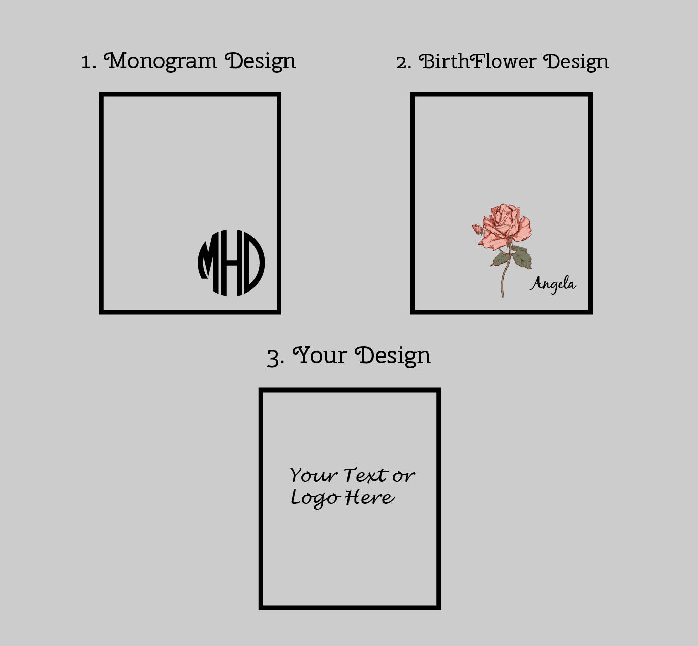 Personalized Birth Flower Canvas Notebook: Custom Monogram Journal ...