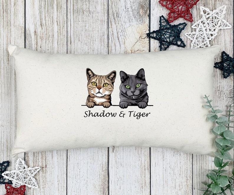 Custom Cat Pillow Personalized Cat Mom Pillow Cat Lovers - Etsy