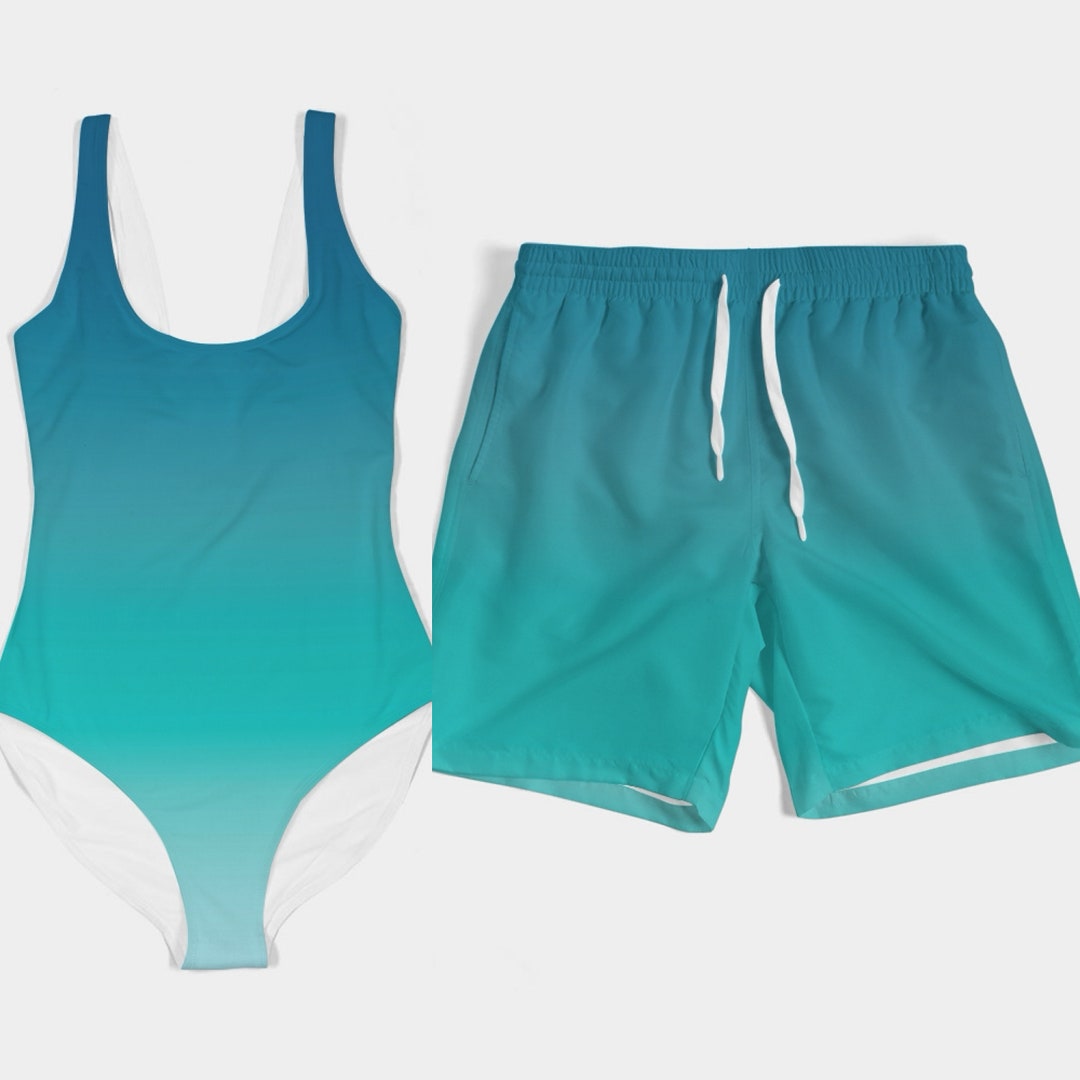 Matching Swimwear Set Swimsuit Bikini Trunks and Accessories for ...