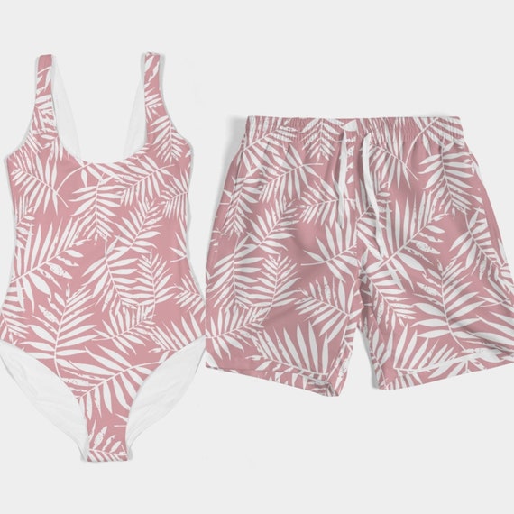 Matching Swimwear Set Swimsuit Bikini Trunks and Accessories - Etsy