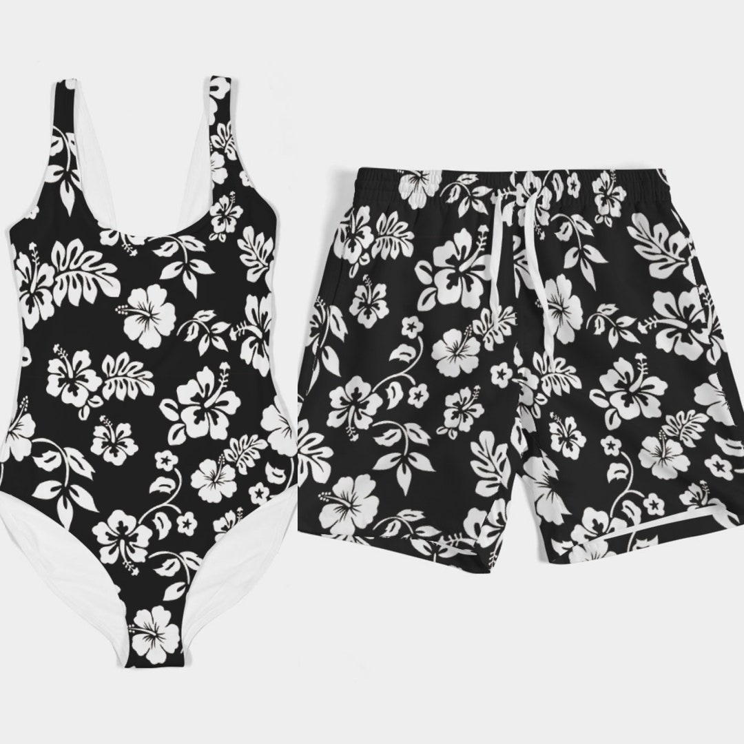 Matching Swimwear Set Swimsuit Bikini Trunks and Accessories for ...