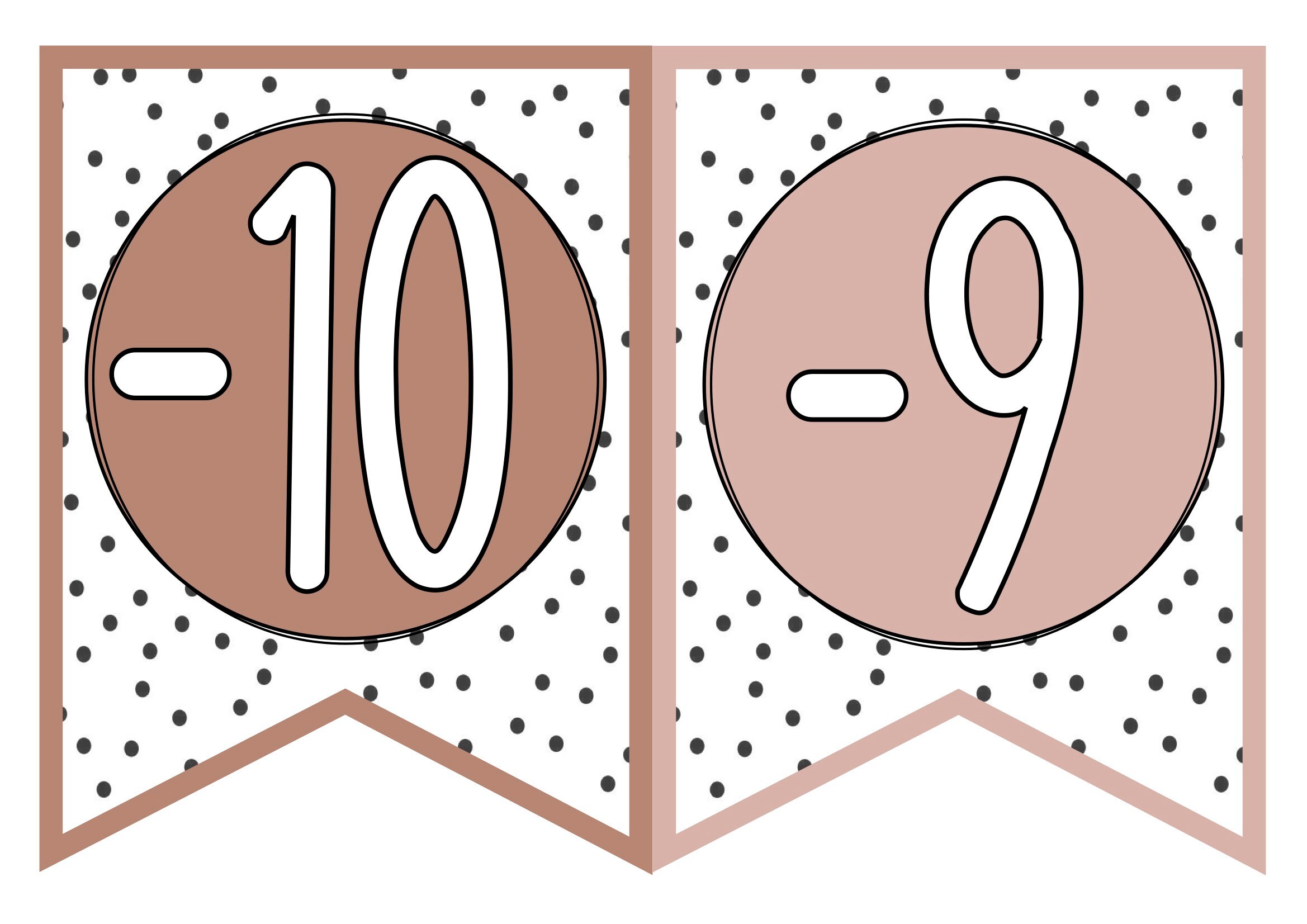 Maths Number Line Display Pack - Bunting Numberline Boho Primary ...