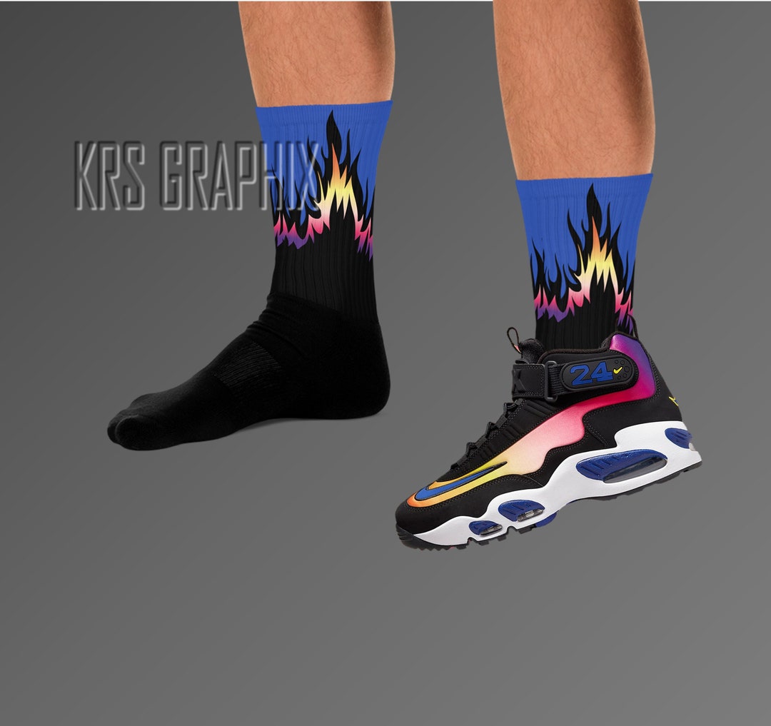 Socks to Match Air Max Griffey 1 Los Angeles Air Max Griffey Socks - Etsy